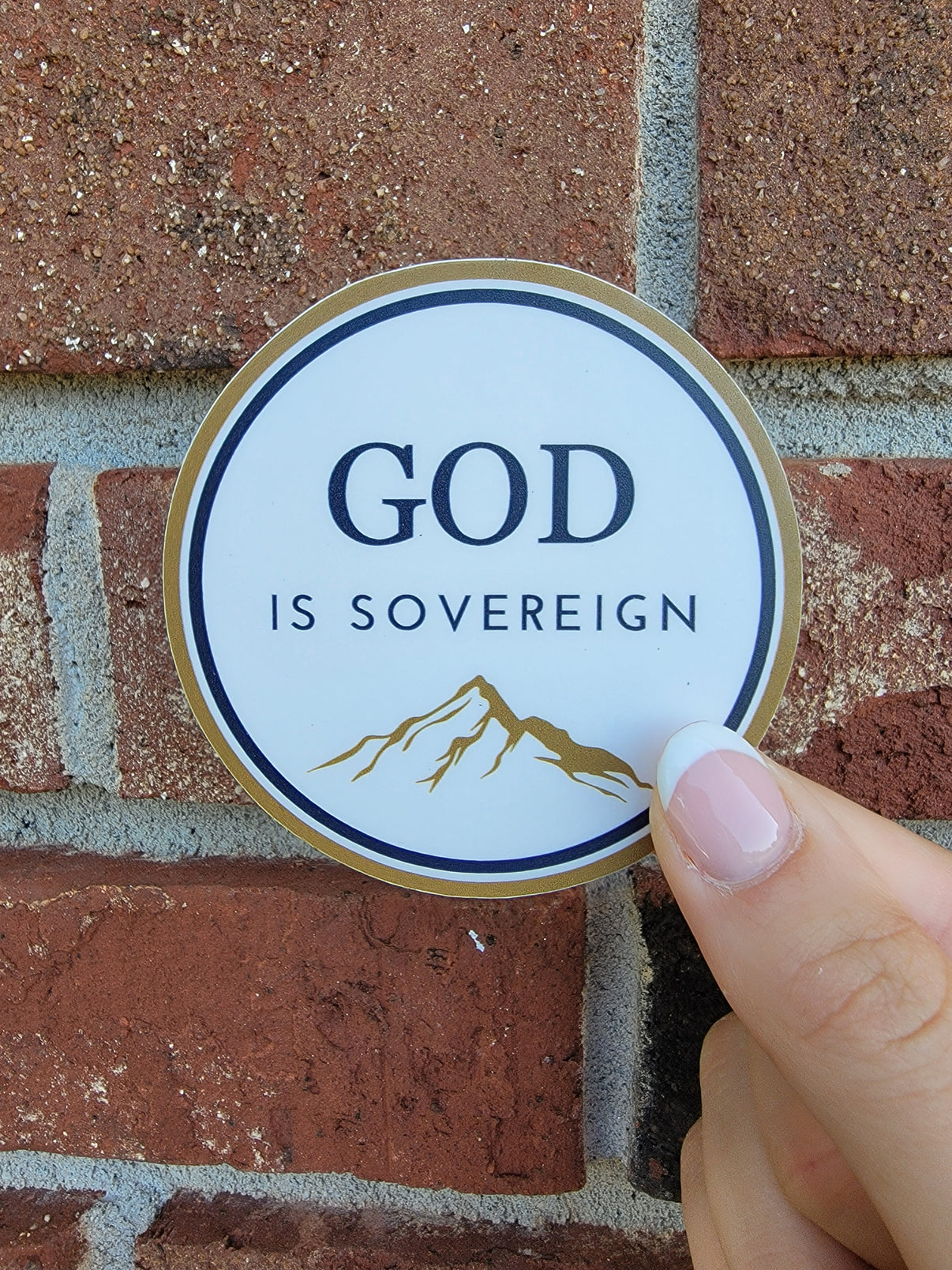 God is Sovereign Sticker – New Heart Treasures